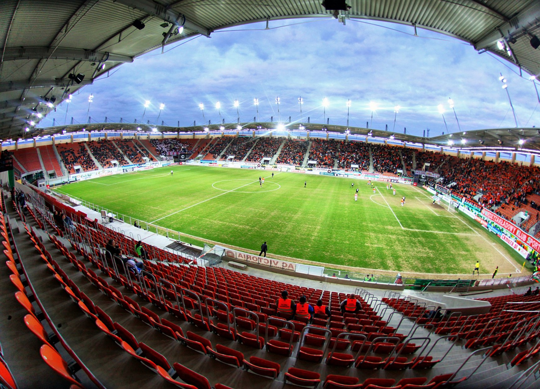 The construction of the Zagłębia Lubin stadium / Infrastructure ...